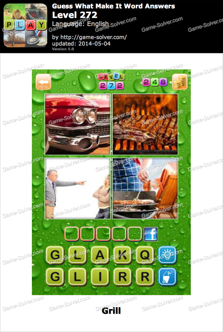 Guess What Make It Word Level 272 • Game Solver