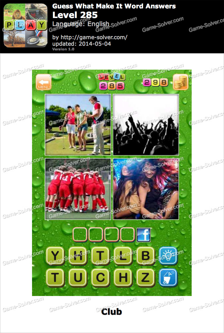 Guess What Make It Word Level 285 • Game Solver