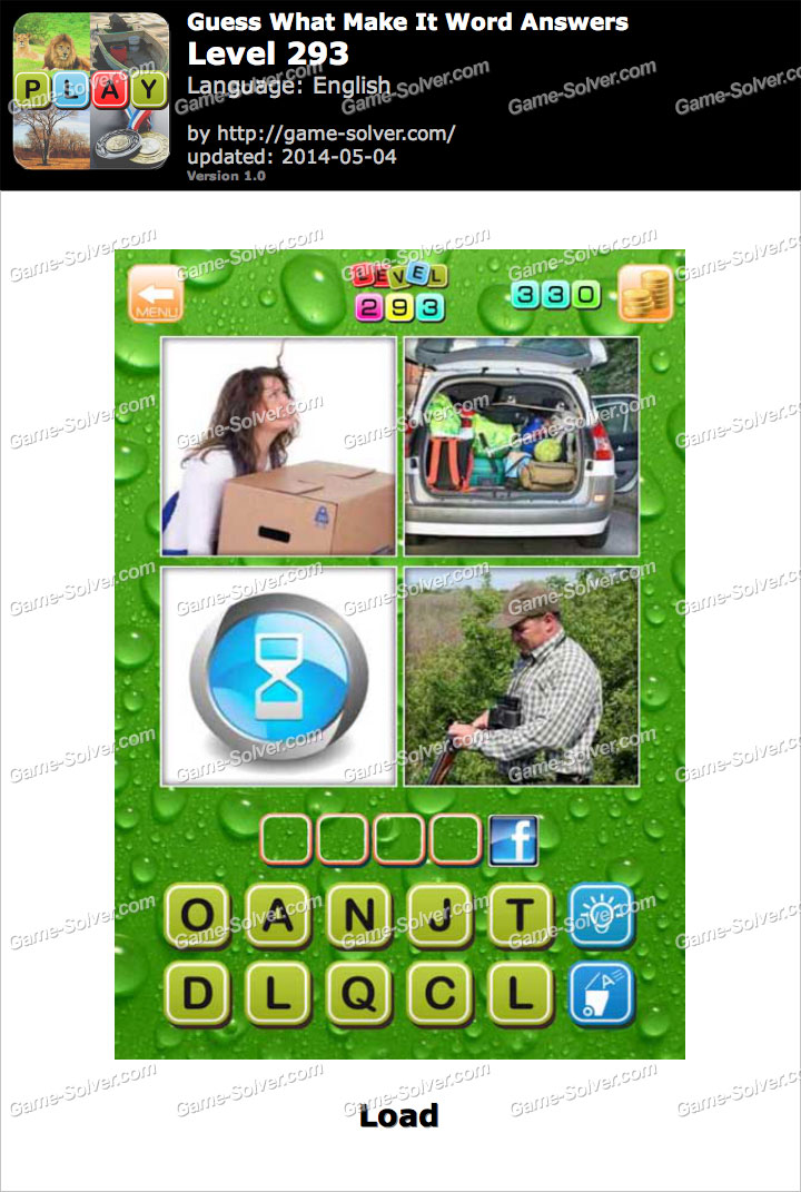 Guess What Make It Word Level 293 • Game Solver