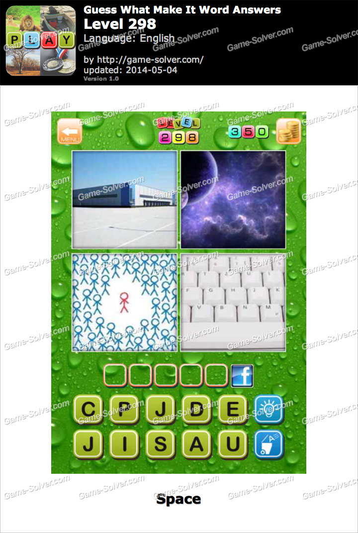 Guess What Make It Word Level 298 • Game Solver