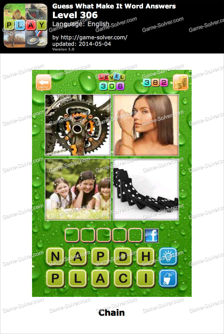 Guess What Make It Word Level 306 • Game Solver