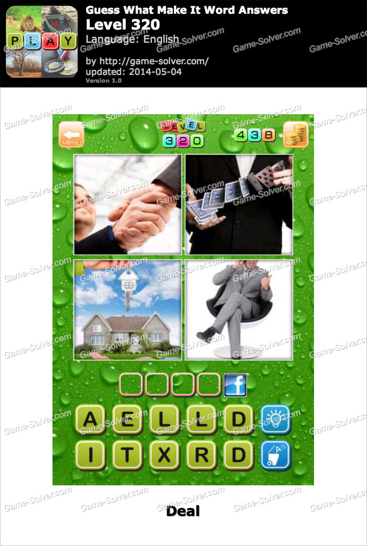 Guess What Make It Word Level 320 • Game Solver