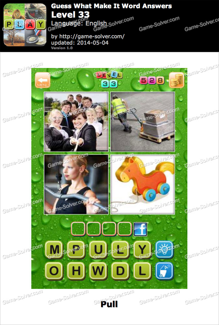 Guess What Make It Word Level 33 • Game Solver