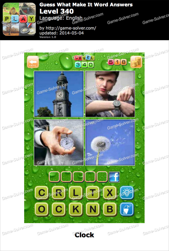 Guess What Make It Word Level 340 • Game Solver