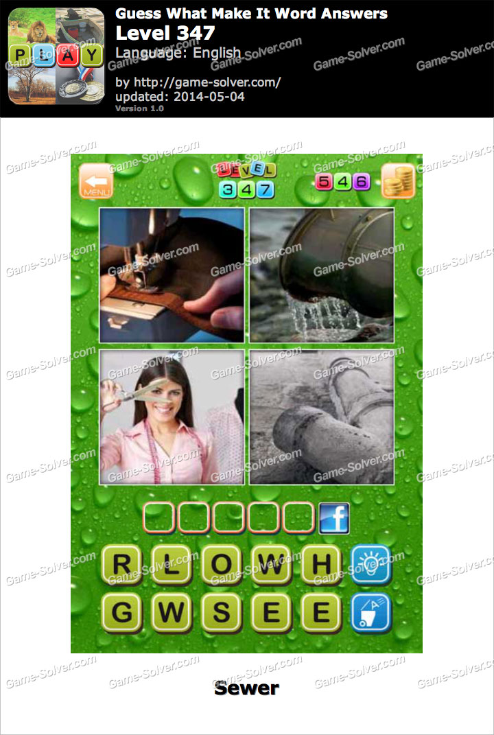 Guess What Make It Word Level 347 • Game Solver
