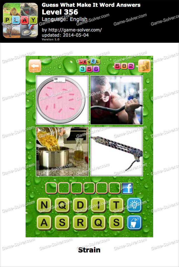 Guess What Make It Word Level 356 • Game Solver