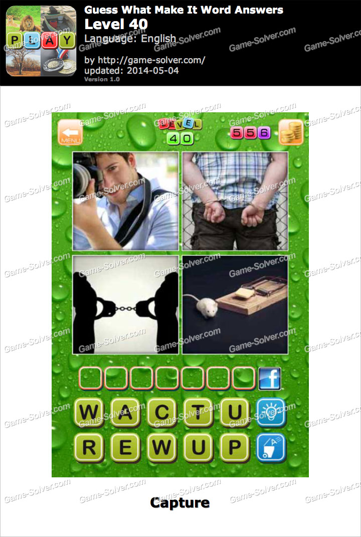 Guess What Make It Word Level 40 • Game Solver