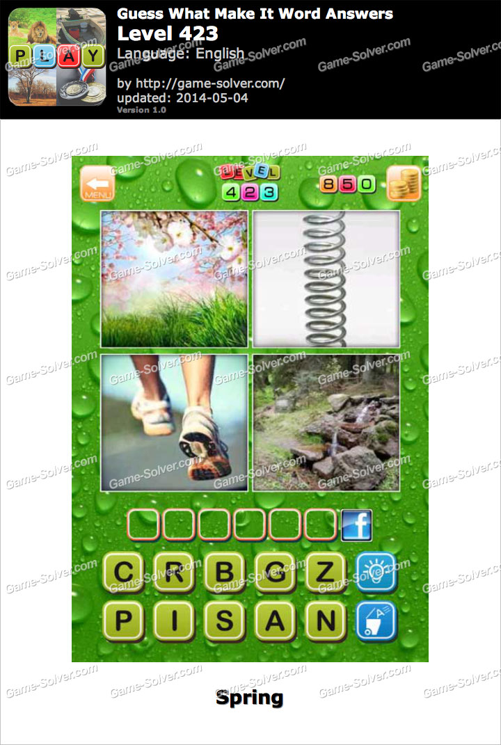 Guess What Make It Word Level 423 • Game Solver