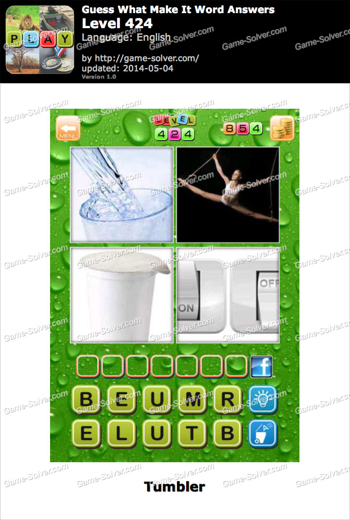 Guess What Make It Word Level 424 • Game Solver