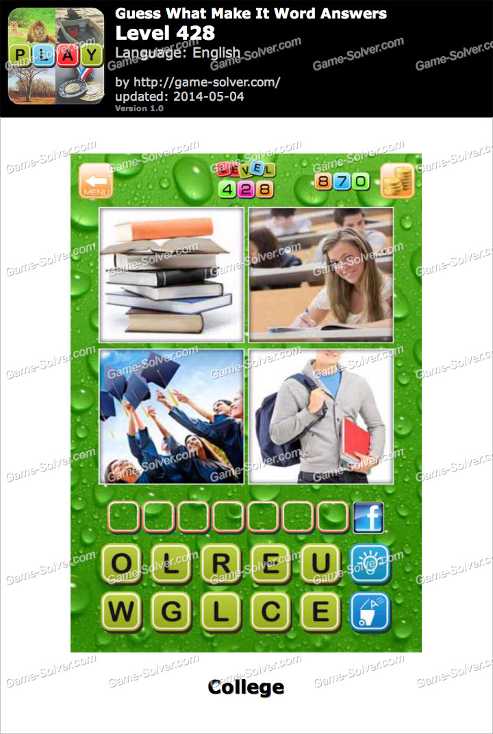 Guess What Make It Word Level 428 • Game Solver