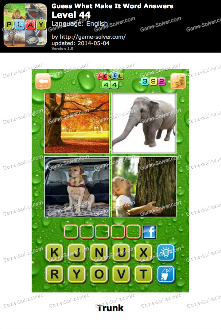 Guess What Make It Word Level 44 • Game Solver