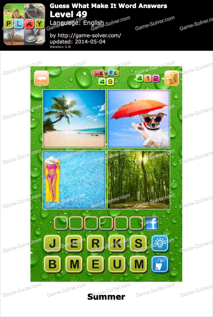 Guess What Make It Word Level 49 • Game Solver