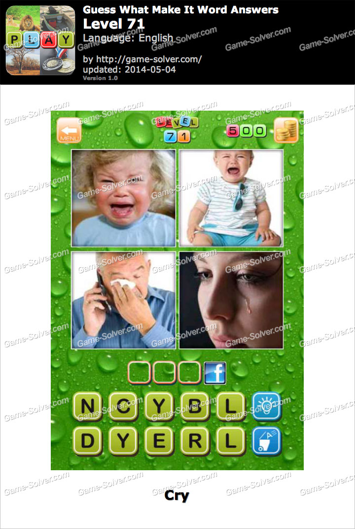 Guess What Make It Word Level 71 • Game Solver