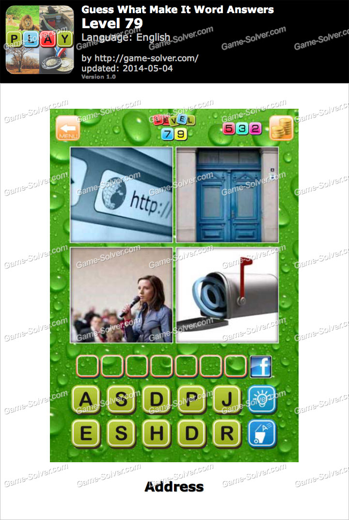 Guess What Make It Word Level 79 • Game Solver