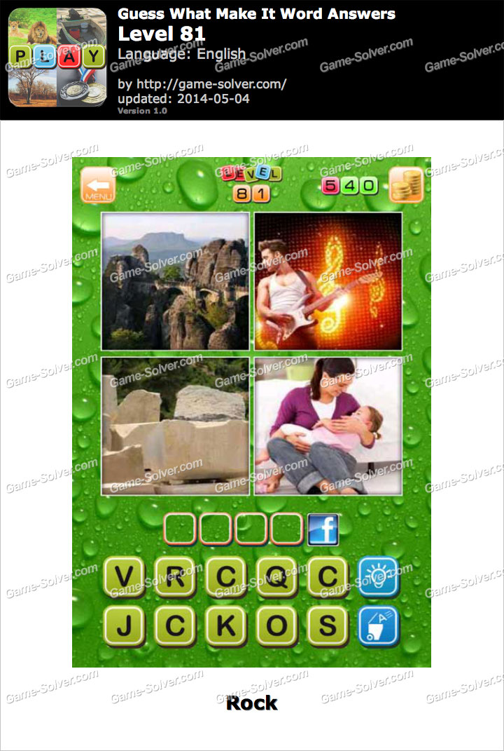 Guess What Make It Word Level 81 • Game Solver