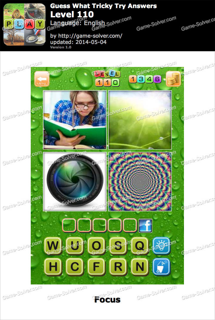 Guess What Tricky Try Level 110 • Game Solver