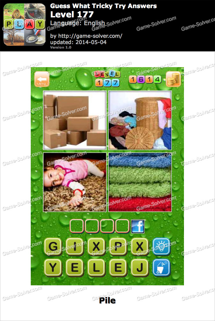 Guess What Tricky Try Level 177 • Game Solver