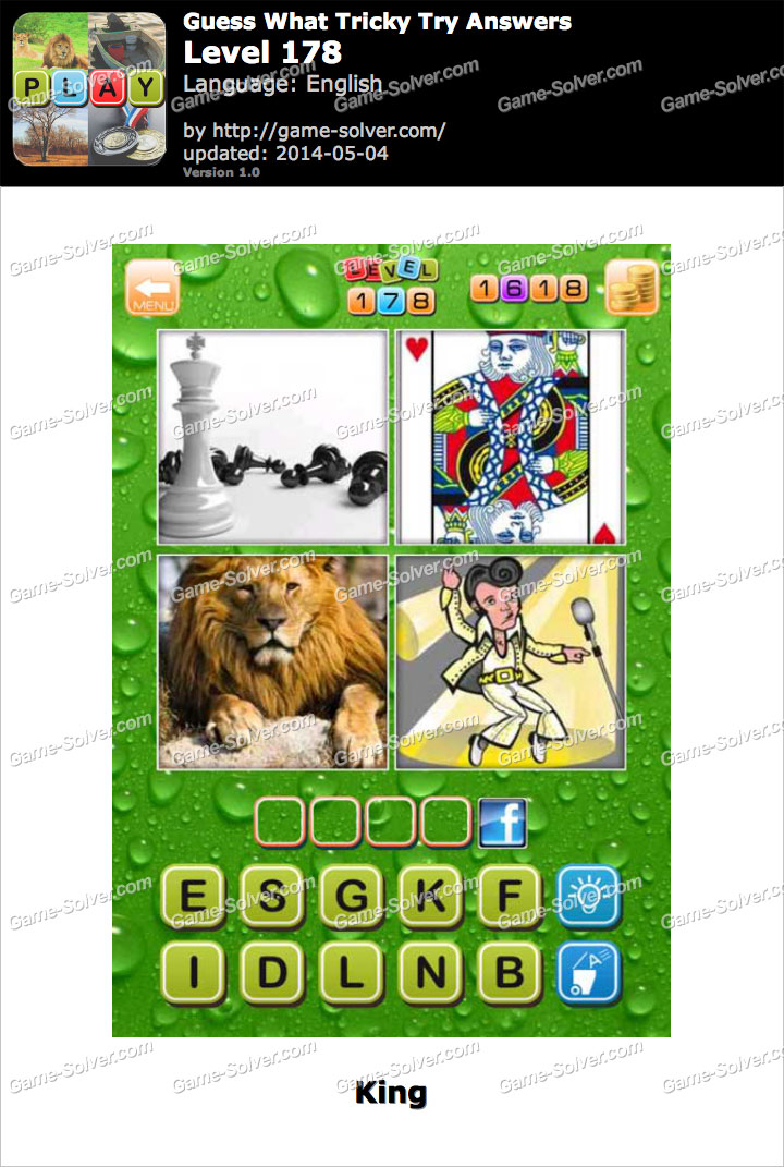 Guess What Tricky Try Level 178 • Game Solver