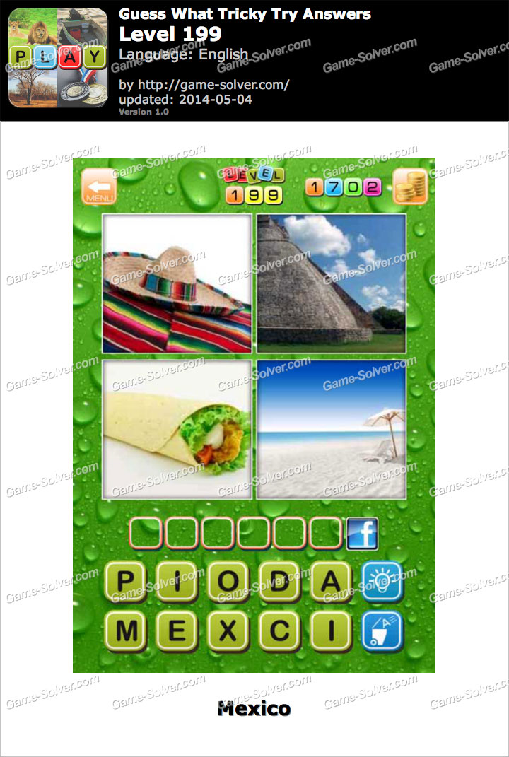 Guess What Tricky Try Level 199 • Game Solver