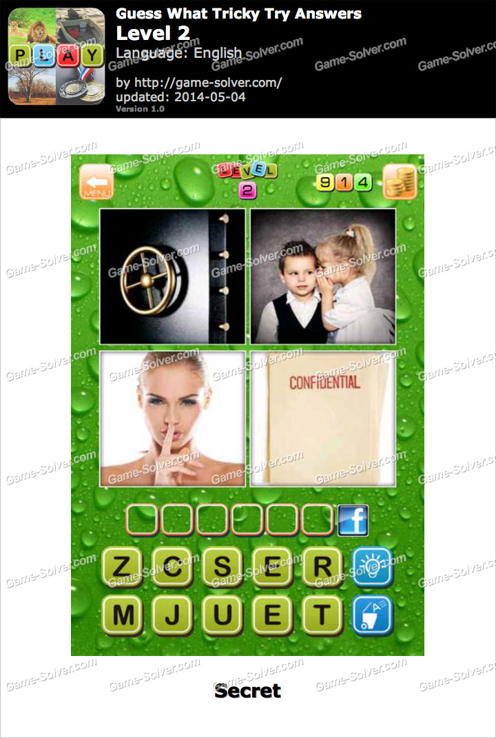 Guess What Tricky Try Level 2 • Game Solver