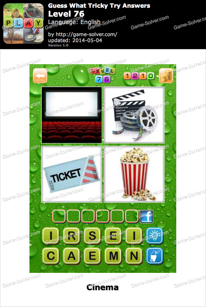 Guess What Tricky Try Level 76 Game Solver