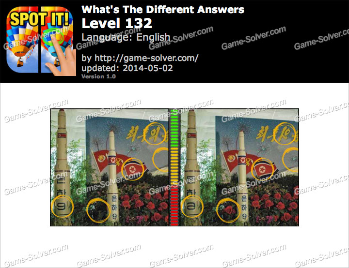 What's The Difference Level 132 • Game Solver