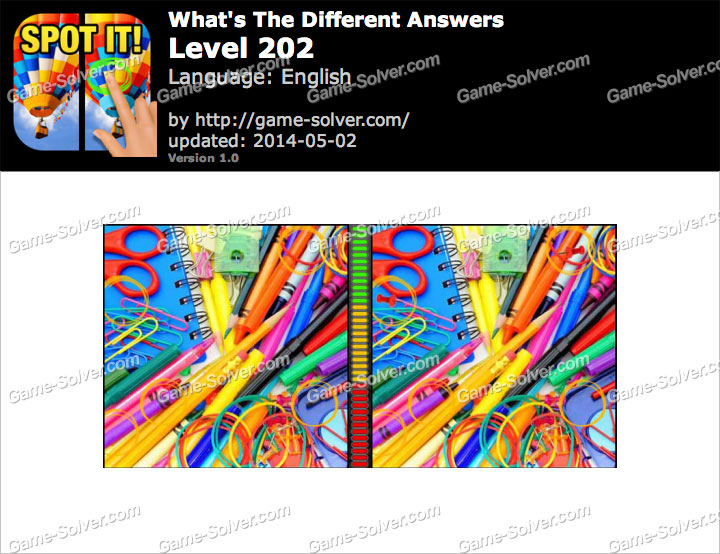 What's The Difference Level 202 • Game Solver