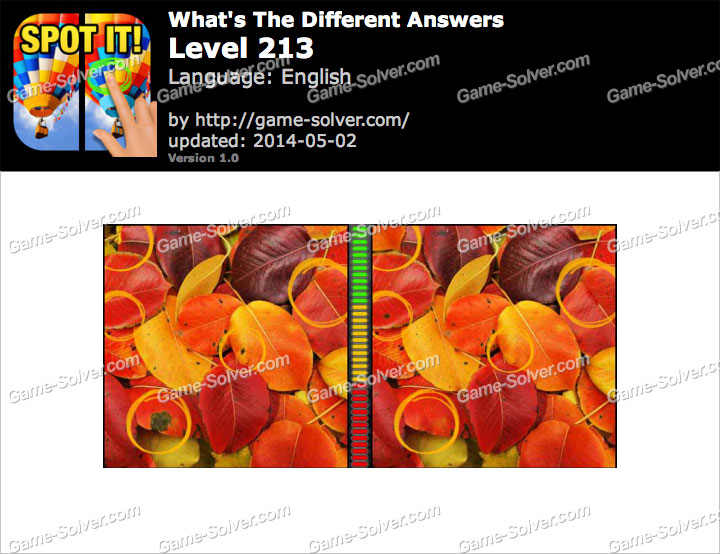 What's The Difference Level 213 • Game Solver