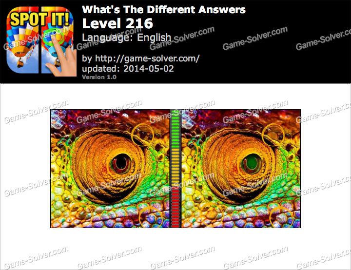 What's The Difference Level 216 • Game Solver