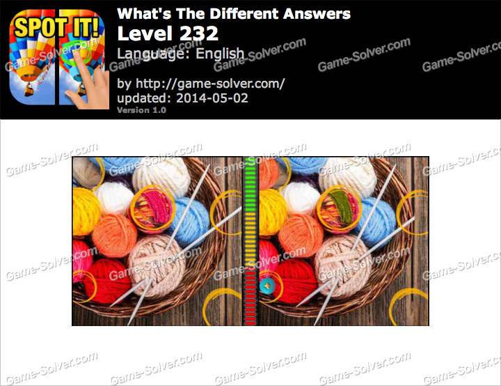 What's The Difference Level 232 • Game Solver