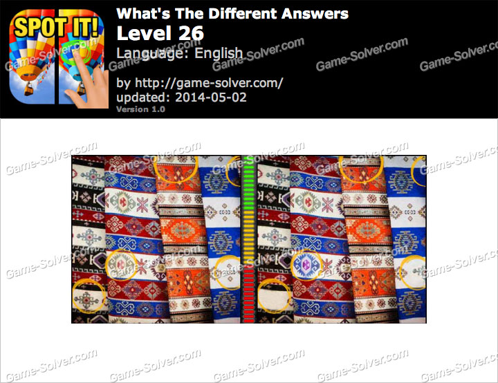 What's The Difference Level 26 • Game Solver