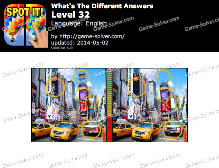 What's The Difference Level 32 • Game Solver