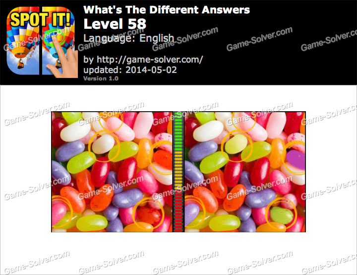 What's The Difference Level 58 • Game Solver