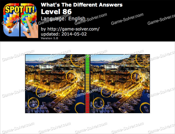 What's The Difference Level 86 • Game Solver