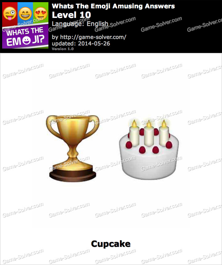 Whats The Emoji Amusing Level 10 • Game Solver