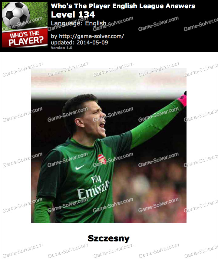 Who's The Player English League Level 134 • Game Solver