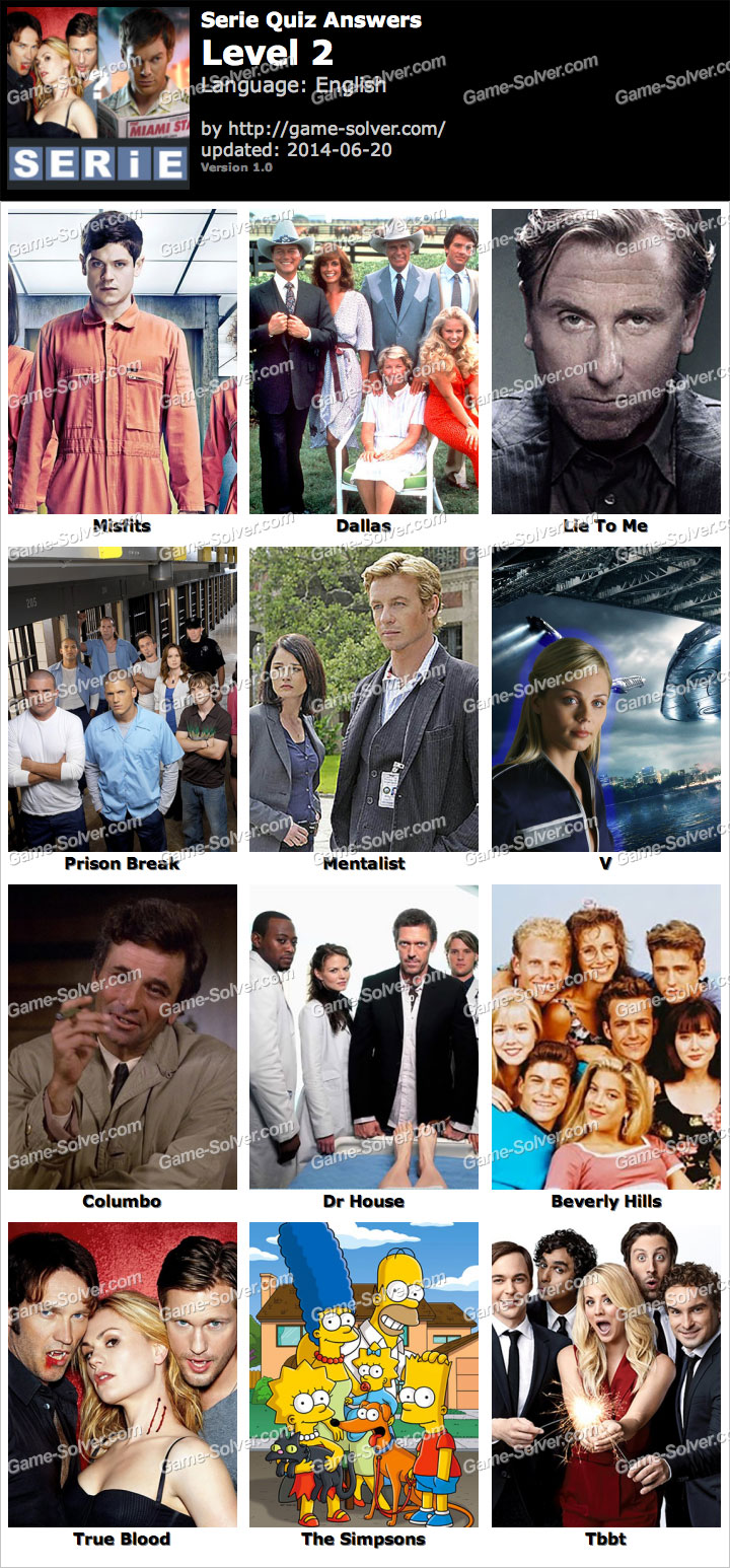 Serie Quiz Level 2 • Game Solver