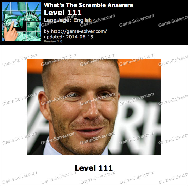 What's The Scramble Level 111 • Game Solver