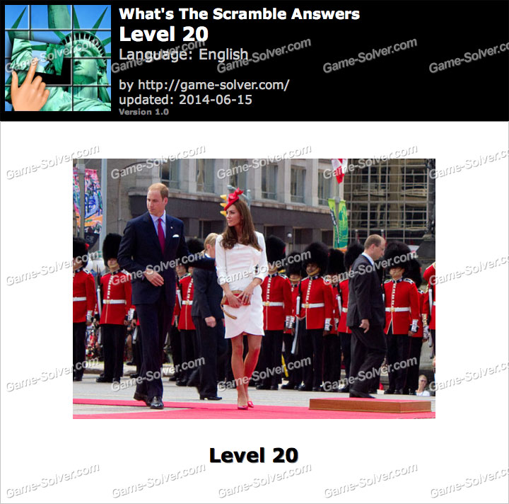 What's The Scramble Level 20 • Game Solver