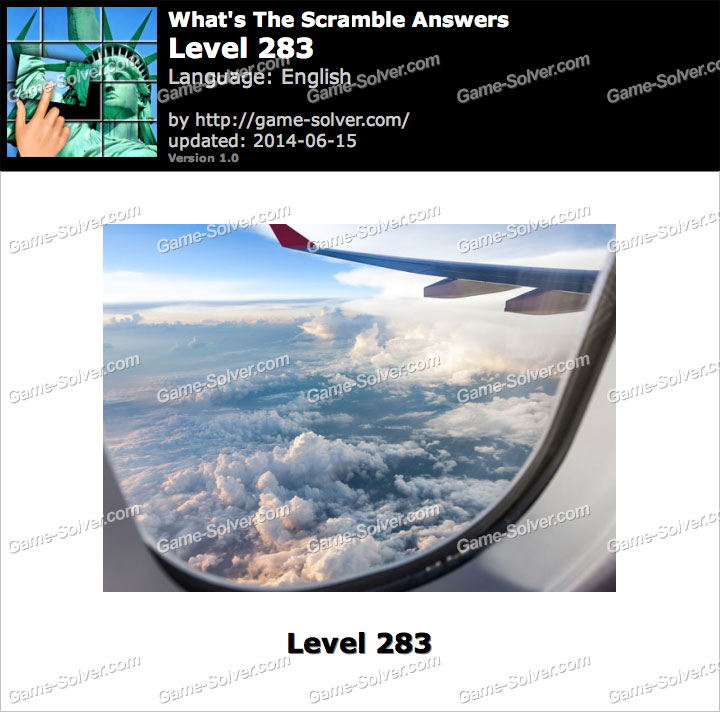 What's The Scramble Level 283 • Game Solver