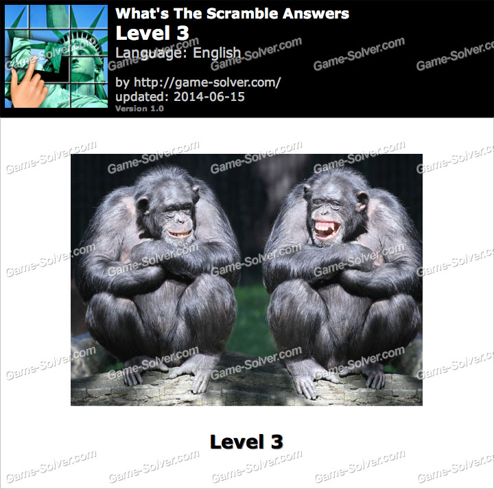 What's The Scramble Level 3 • Game Solver