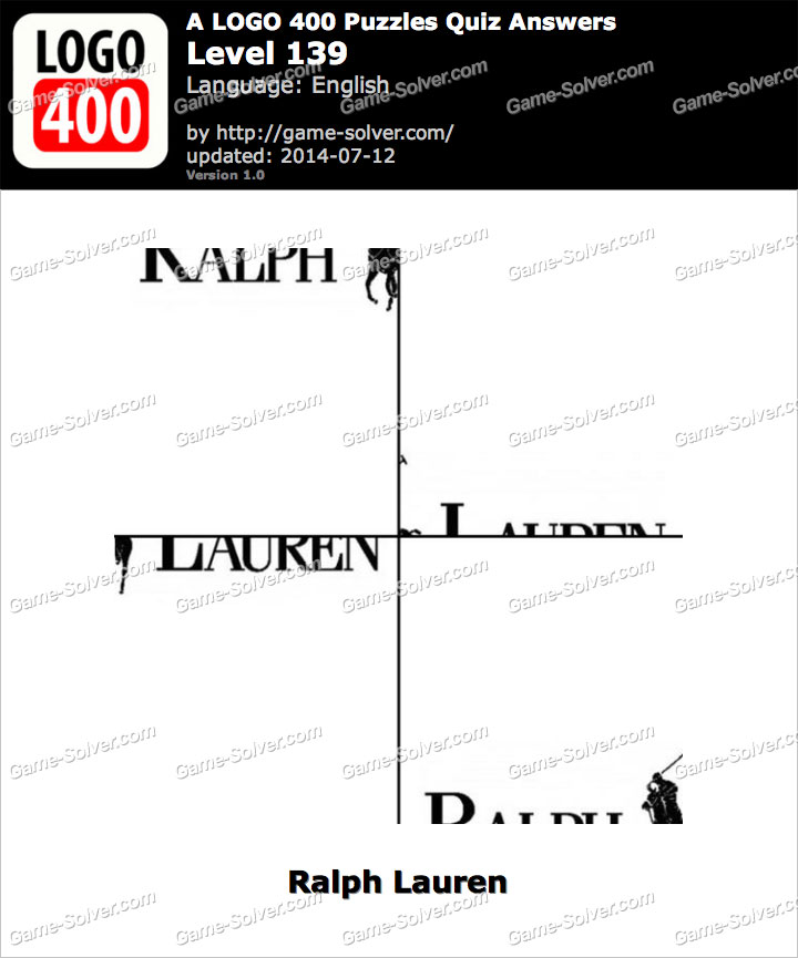 A Logo 400 Puzzles Quiz Level 139 • Game Solver
