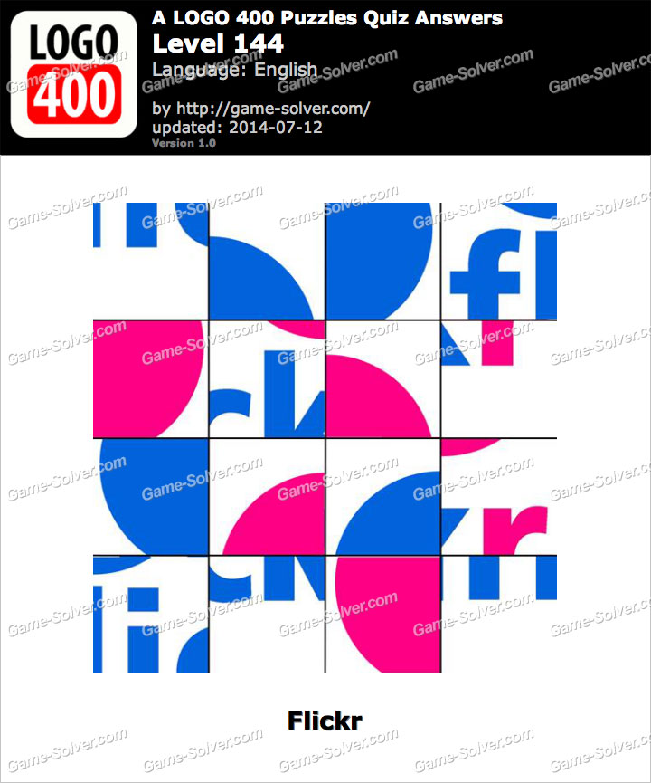 A Logo 400 Puzzles Quiz Level 144 • Game Solver