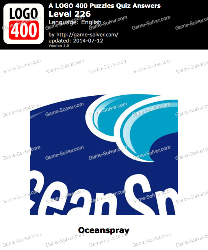 A Logo 400 Puzzles Quiz Level 226 • Game Solver