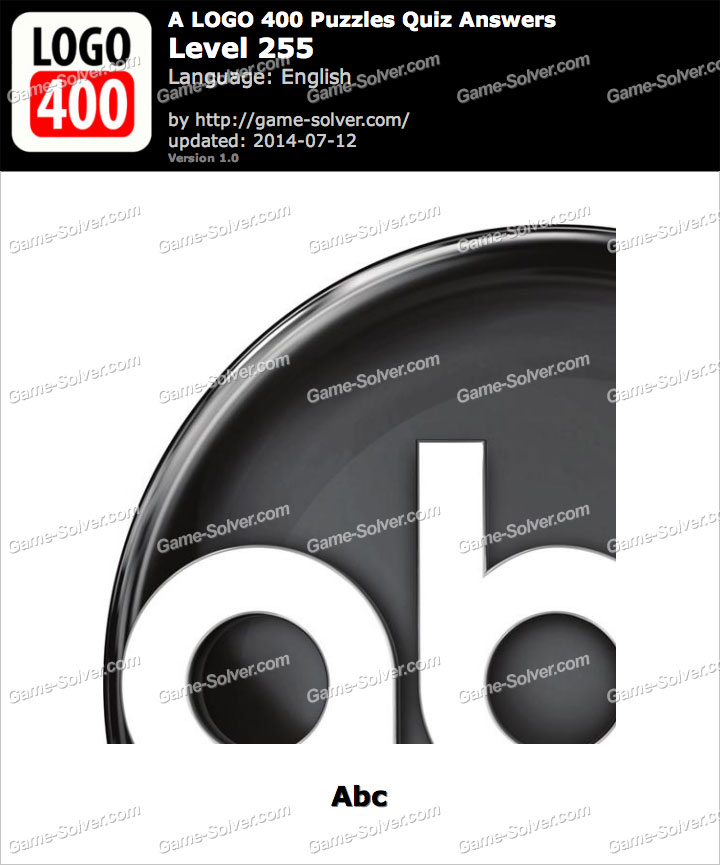 A Logo 400 Puzzles Quiz Level 255 • Game Solver