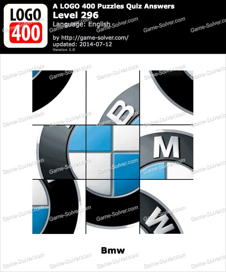 A Logo 400 Puzzles Quiz Level 296 • Game Solver