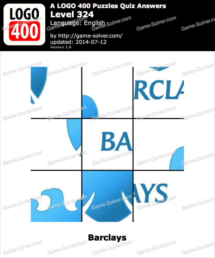 A Logo 400 Puzzles Quiz Level 324 • Game Solver