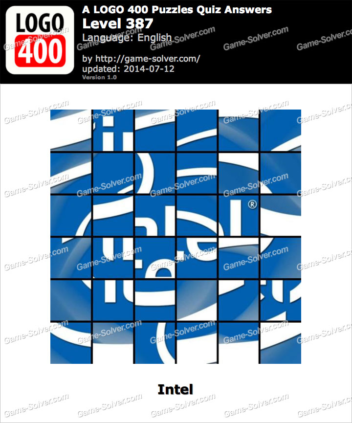 A Logo 400 Puzzles Quiz Level 387 • Game Solver