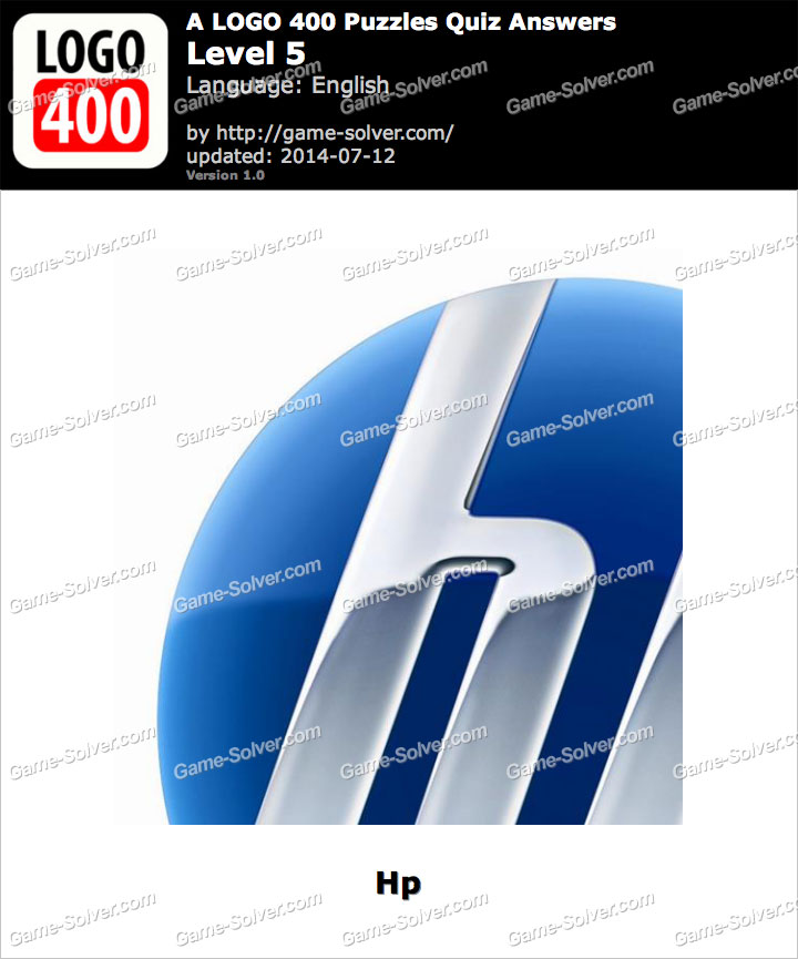 A Logo 400 Puzzles Quiz Level 5 • Game Solver
