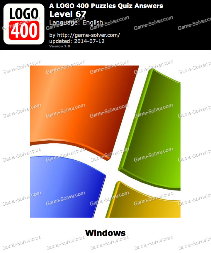 A Logo 400 Puzzles Quiz Level 67 • Game Solver